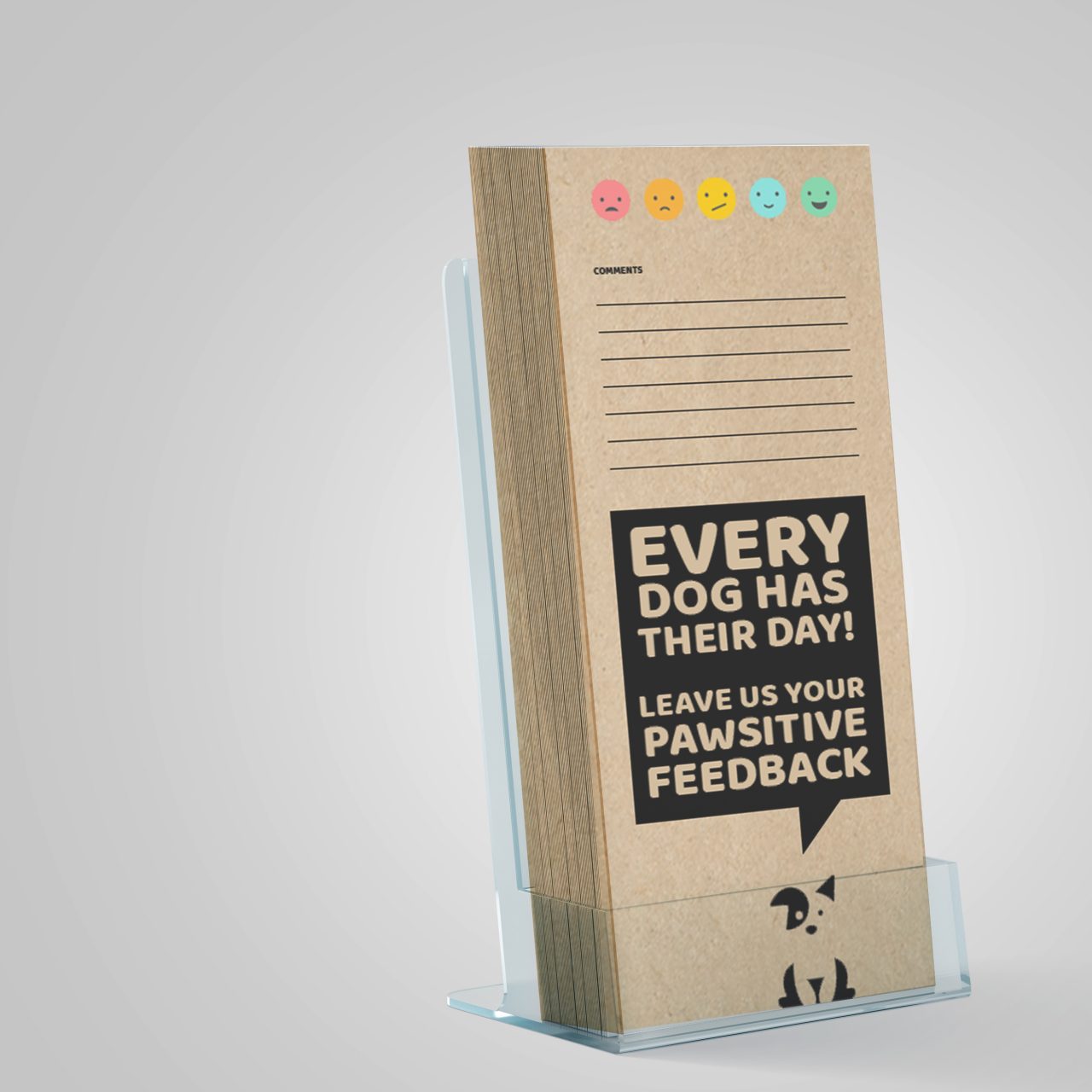 Suede Rack Cards - DRYPRINTS